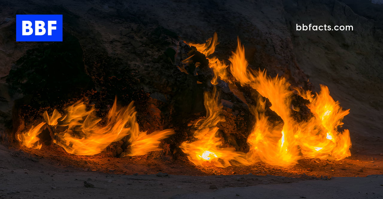Burning Mountain: Azerbaijan's Mesmerizing Yanar Dag - Beyond Belief Facts